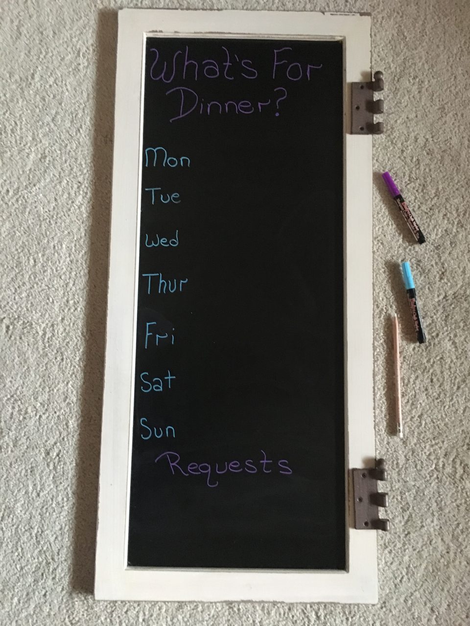 Creating a Family Menu Board for Your Command Center » A Home, Decor ...