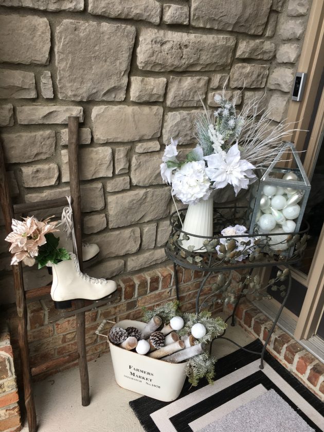 Transitioning my Front Porch Decor From Christmas to Winter » A Home ...